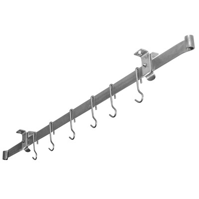 Enclume Low-Ceiling Bar Pot Racks - Hammered Steel | Williams Sonoma