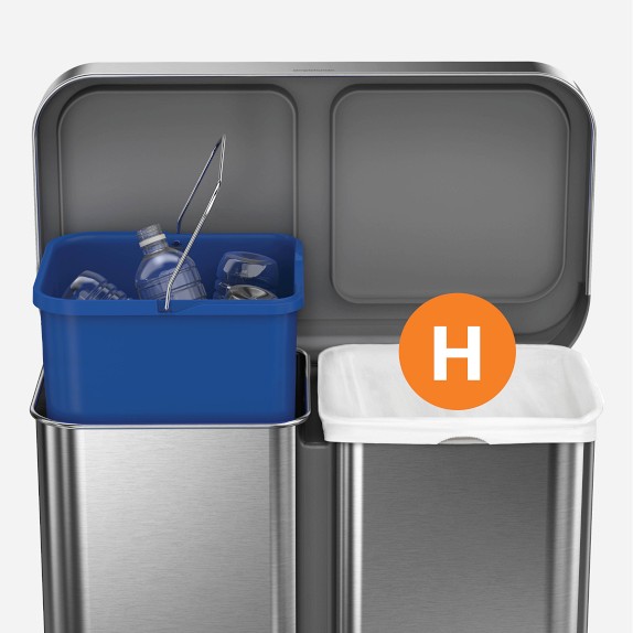 simplehuman™ (H) Custom Fit Trash Can Liners | Williams Sonoma