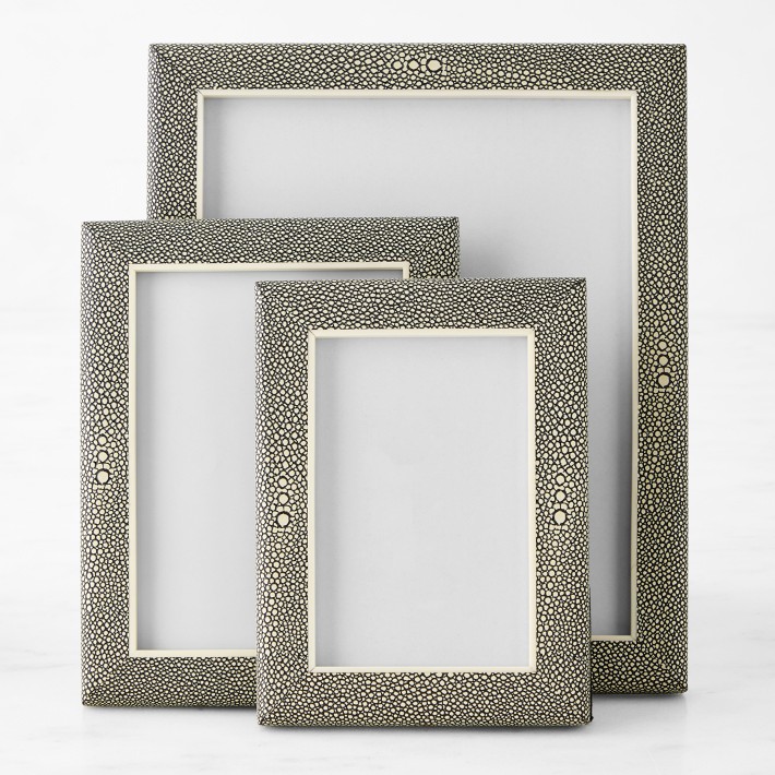 Faux Shagreen Picture Frames | Williams Sonoma