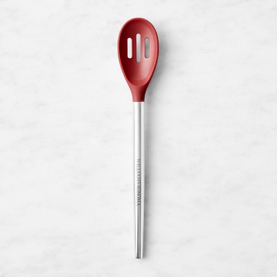 Williams Sonoma Stainless-Steel Silicone Slotted Spoon | Williams Sonoma