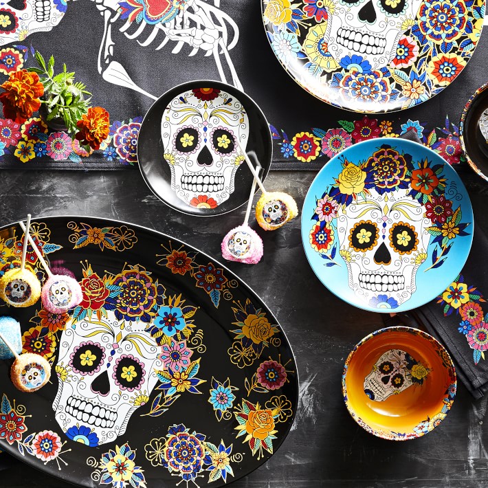 Dia de los Muertos Dinnerware Collection + Place Setting | Williams Sonoma