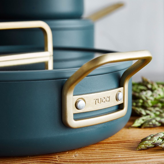 GreenPan™ Stanley Tucci™ Ceramic Nonstick 11-Piece Cookware Set | Williams Sonoma