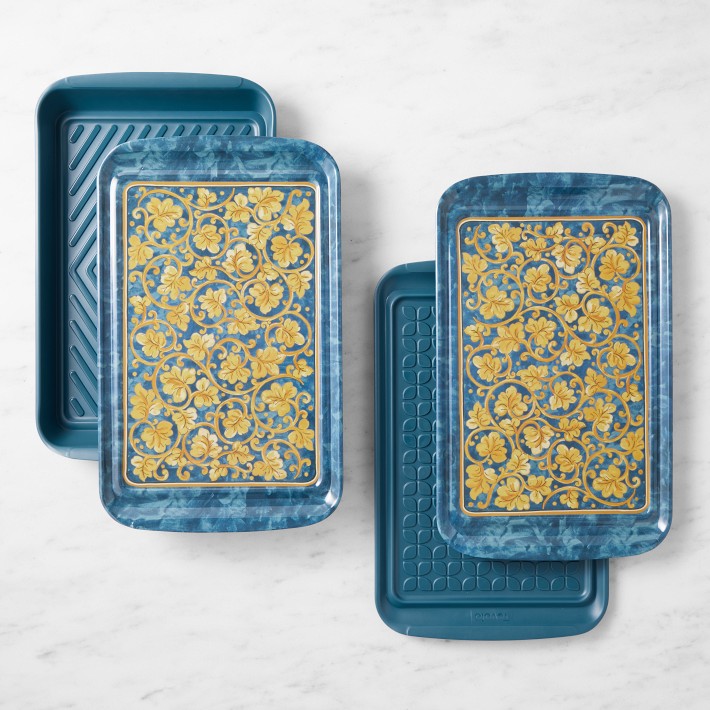 Williams Sonoma Palermo 4-Piece Grill Marinade & Prep Tray Set ...