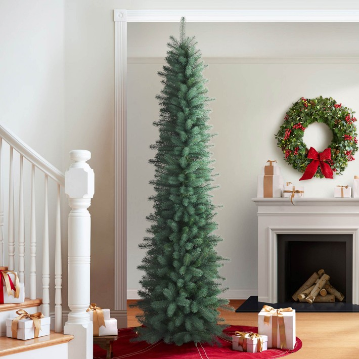 Balsam Hill Most Realistic Sonoma Slim Pencil Faux Tree, 7'-10 ...