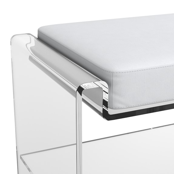 Acrylic Indoor Bench | Williams Sonoma