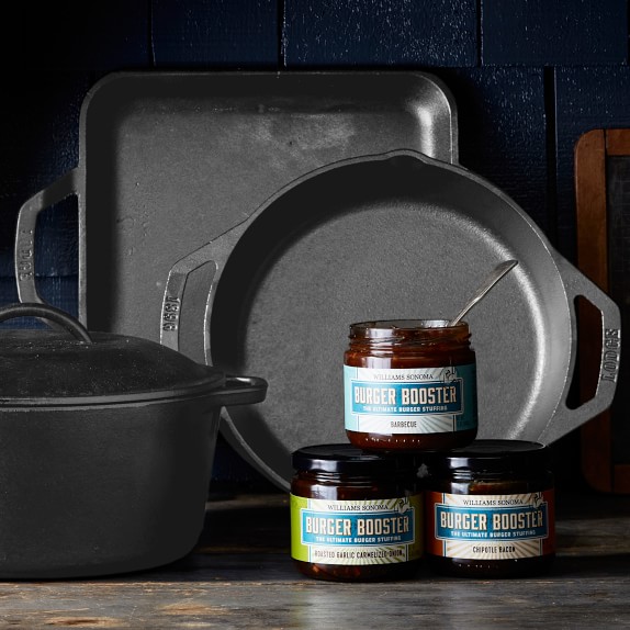 Lodge Chef Collection Cast-Iron Double Handled Square Griddle - 11 ...