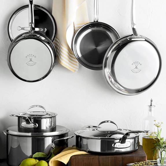 Hestan NanoBond™ Stainless-Steel 10-Piece Cookware Set | Williams Sonoma
