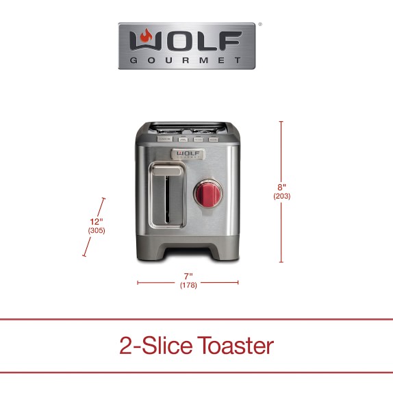Wolf Gourmet 2-Slice Toaster | Williams Sonoma