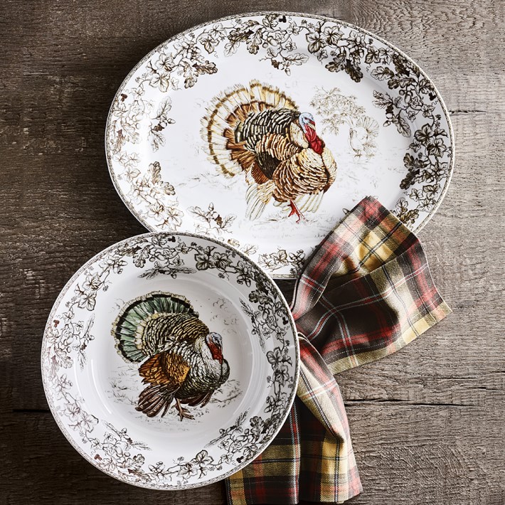 Plymouth Turkey Dinner Plates | Williams Sonoma