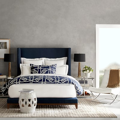 Chambers® Italian Hotel Embroidered Luxury Duvet Cover & Shams ...