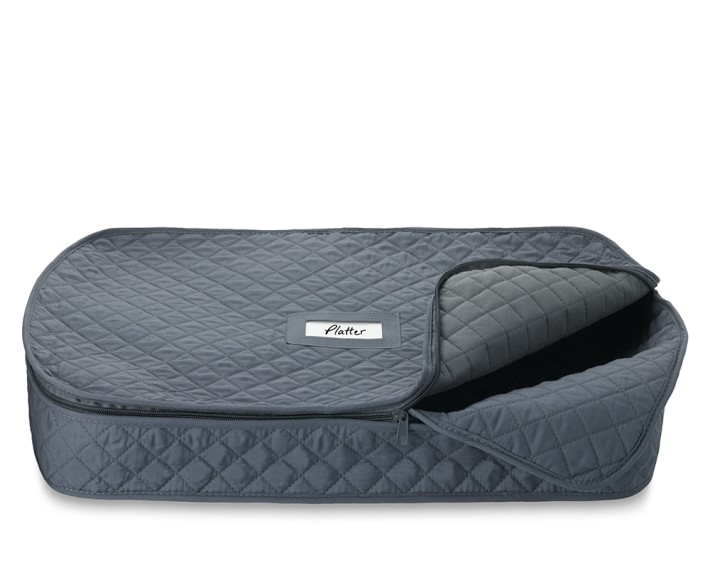 Hold Everything Quilted Storage Cases, Plates | Williams Sonoma