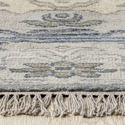 Tibetan Cloud Angora Hand Knotted Rug | Williams Sonoma