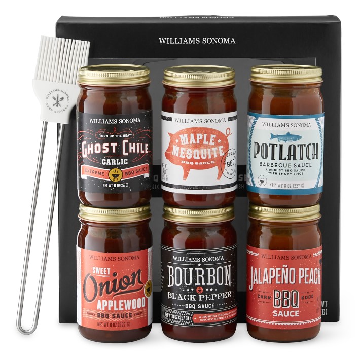 Williams Sonoma Mini BBQ Sauces, Set of 6 | Williams Sonoma