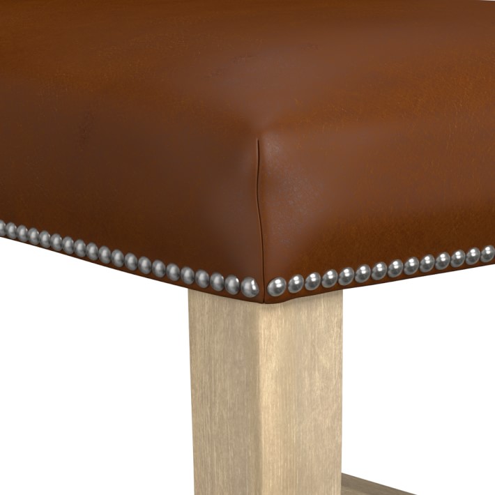 Regency Leather Counter & Bar Stool | Williams Sonoma