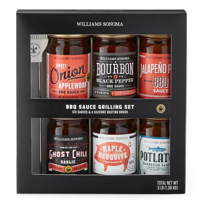 Williams Sonoma Mini BBQ Sauces, Set of 6 | Williams Sonoma