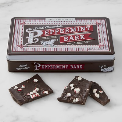 Williams Sonoma Dark Chocolate Peppermint Bark | Gourmet Chocolate ...