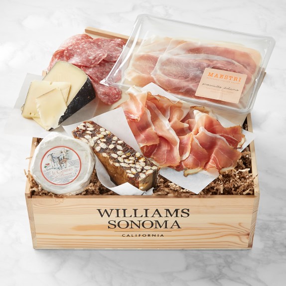 Williams Sonoma Gift Crate European Cheese & Charcuterie | Cheese ...