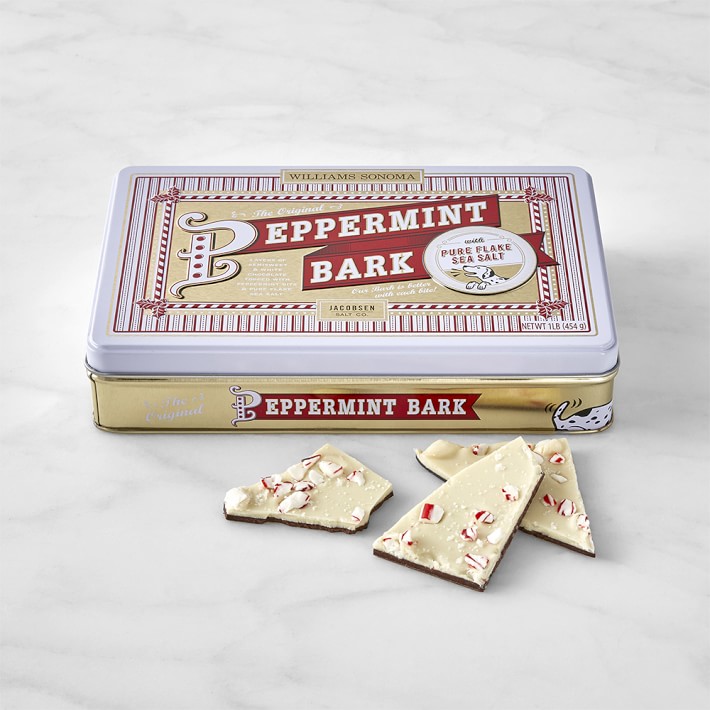 Williams Sonoma Salted Peppermint Bark | Gourmet Chocolate | Williams ...