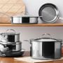Hestan NanoBond™ Stainless-Steel 10-Piece Cookware Set | Williams Sonoma