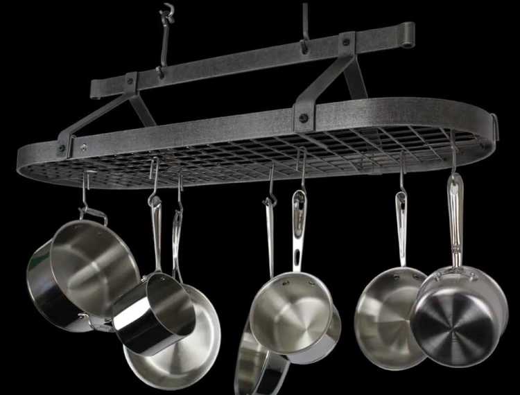 Enclume Flush-Mounted Rectangular Ceiling Pot Rack | Williams Sonoma