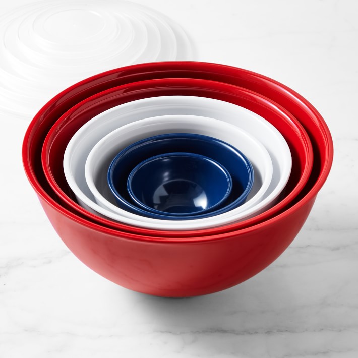 Red, White & Blue Melamine Mixing Bowls, Set of 6 | Williams Sonoma