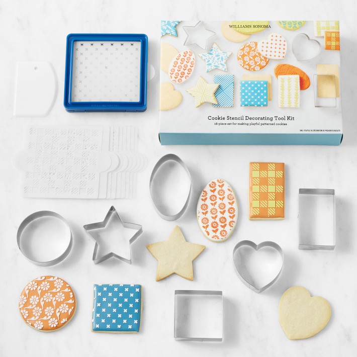 Williams Sonoma Stencil Cookie Decorating Kit, Set of 18 | Williams Sonoma