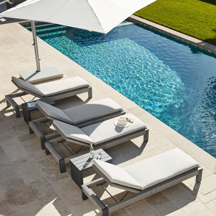 Larnaca Metal x All-Weather-Weave Outdoor Cushions | Williams Sonoma