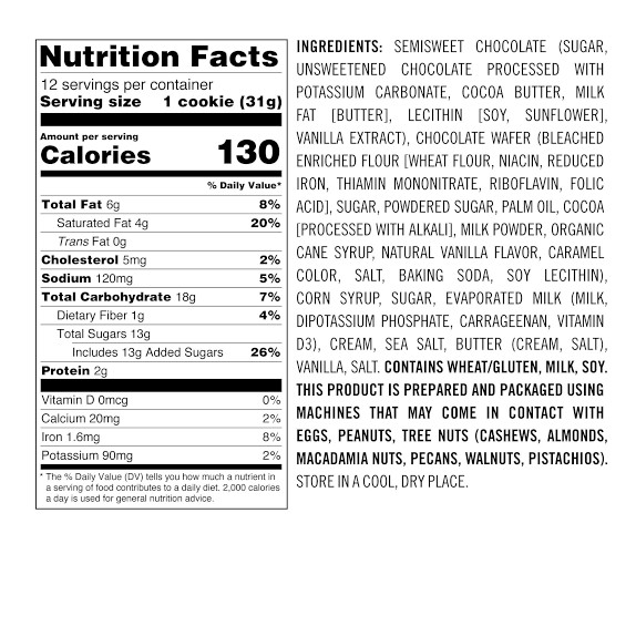 Williams Sonoma Signature Tin, Sea Salt & Caramel Cookies | Williams Sonoma