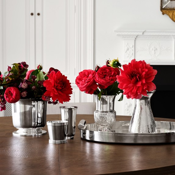 AERIN Silver Radial Cachepot | Williams Sonoma