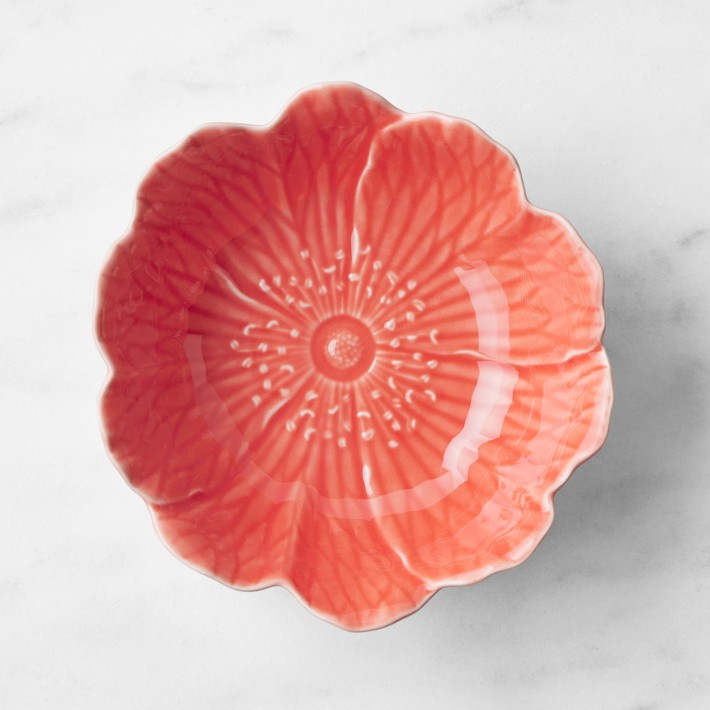 Bordallo Pinheiro Flora Cereal Bowls, Set of 4 | Williams Sonoma