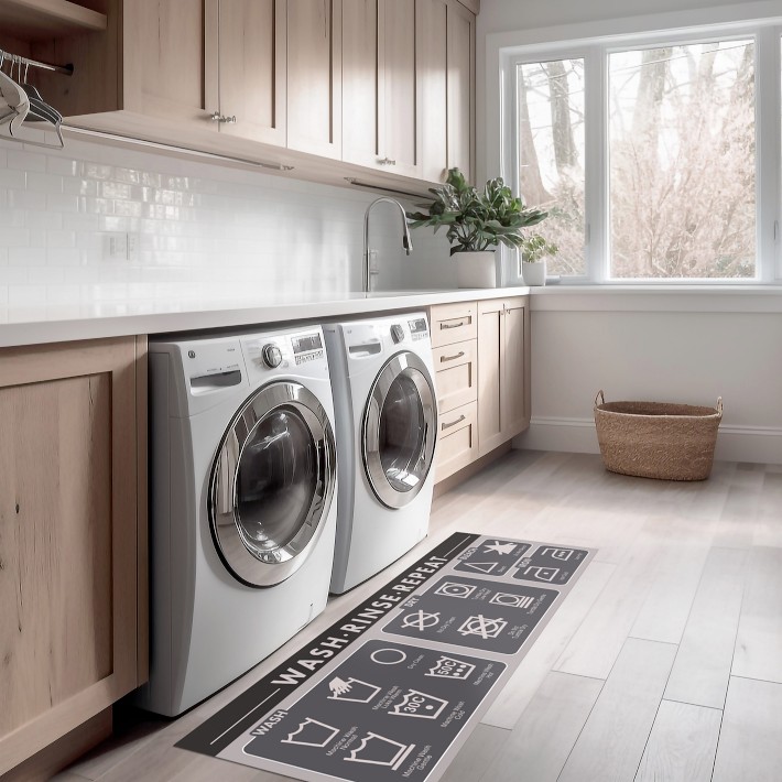 FlorArt Laundry Day Low Profile Runner Mat, 2 x 6 ft. | Williams Sonoma