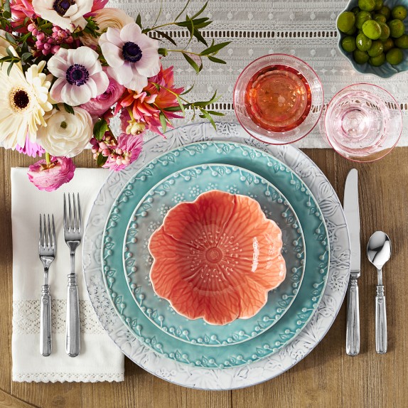 Bordallo Pinheiro Flora Dinner Plates, Set of 4 | Williams Sonoma