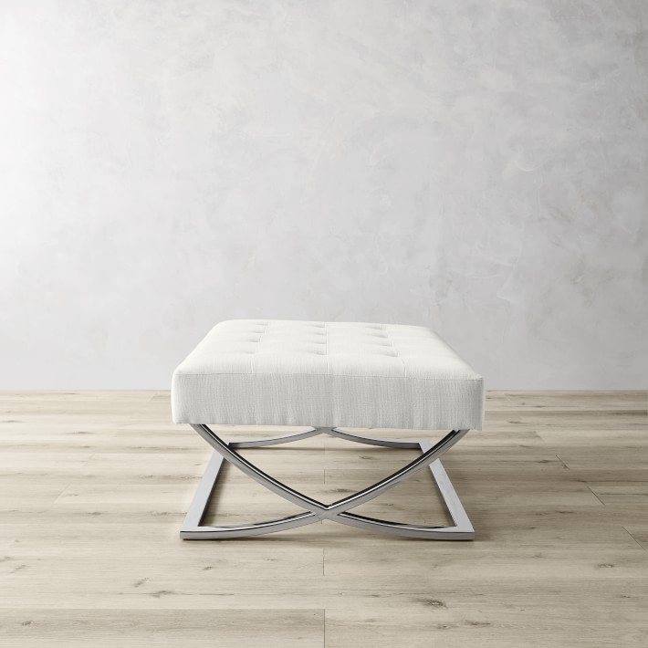 James Large Ottoman | Williams Sonoma