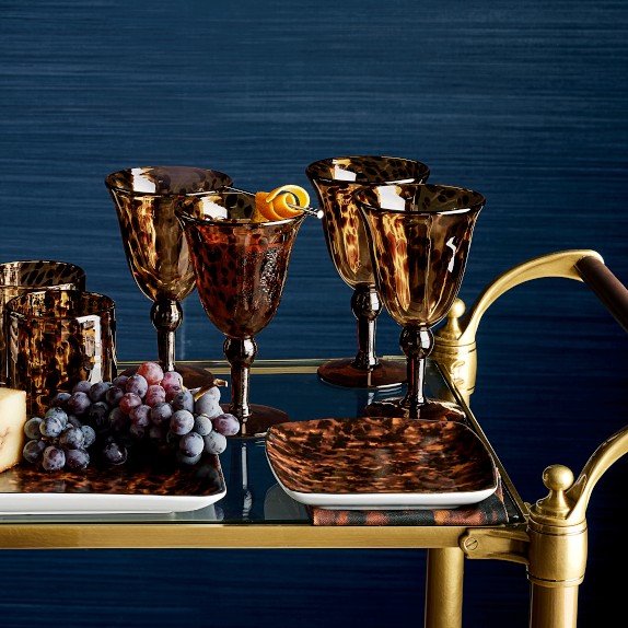 Marlo Thomas Tortoise Shell Mixed Appetizer Plates, Set of 4 | Williams ...