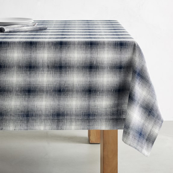 Ombre Check Tablecloth | Williams Sonoma CA | Williams Sonoma