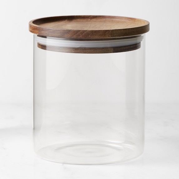 Hold Everything Stacking Glass Canisters | Williams Sonoma