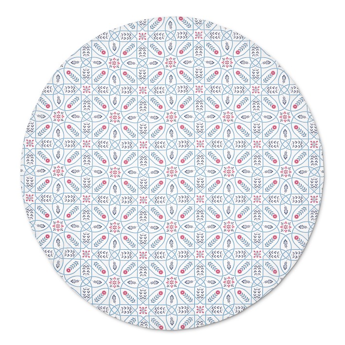 Williams Sonoma x Morris & Co. Brophy Trellis Round Tablecloth ... Williams Sonoma x Morris & Co. Brophy Trellis Round Tablecloth ...