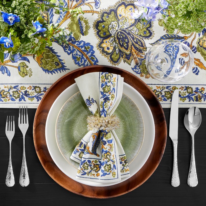 Provençal Pomegranate Table Runner | Williams Sonoma