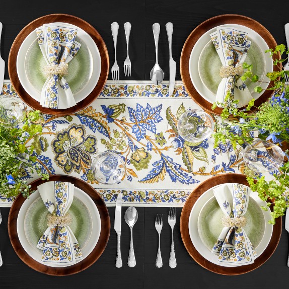 Provençal Pomegranate Table Runner | Williams Sonoma