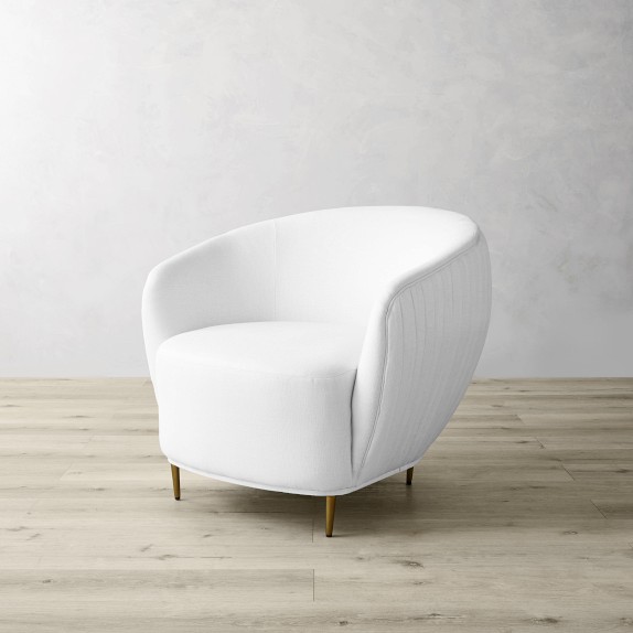 Alexis Pleated Chair | Accent Chair | Williams Sonoma