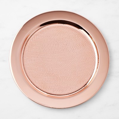 Antique Hammered Copper Charger | Williams Sonoma