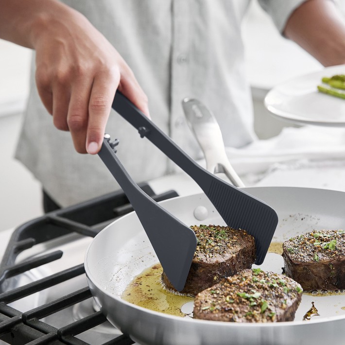 GreenPan™ Silicone Wide Tongs | Williams Sonoma