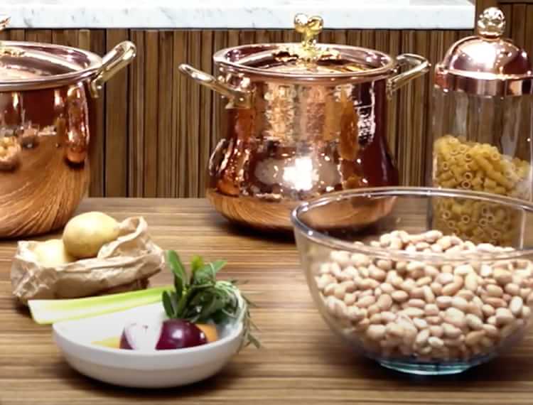 Ruffoni Historia Copper 7-Piece Cookware Set with Acorn Finials ...