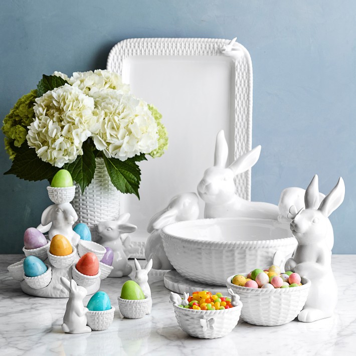 Sculptural Bunny Mini Candy Bowl | Easter Decor | Williams Sonoma