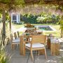 Larnaca Outdoor Teak 46" Dining Bench | Williams Sonoma