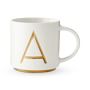 Gold Monogram Coffee Mug | Williams Sonoma