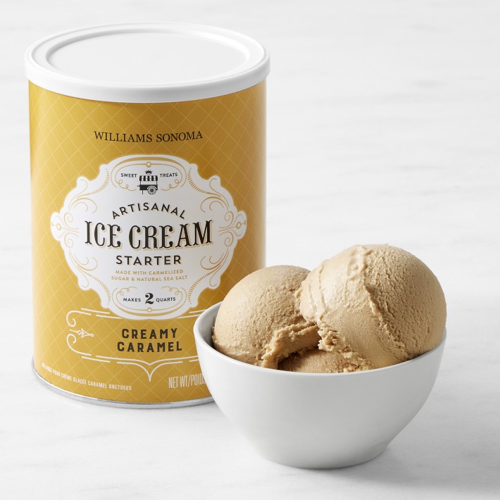 Williams Sonoma Ice Cream Starter - Creamy Caramel | Homemade Ice Cream ...