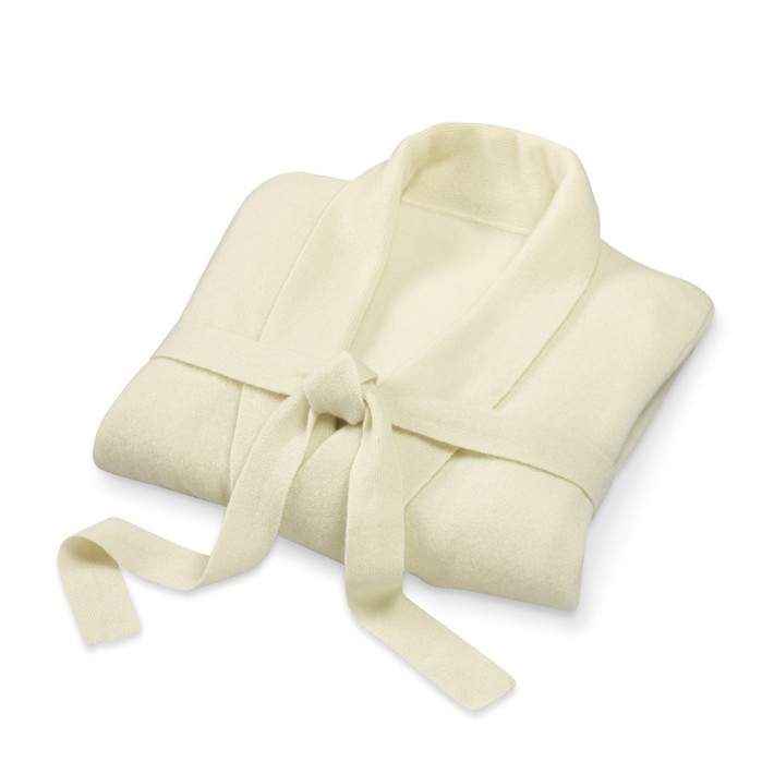 Ivory Chambers® Long Cashmere Robe | Williams Sonoma