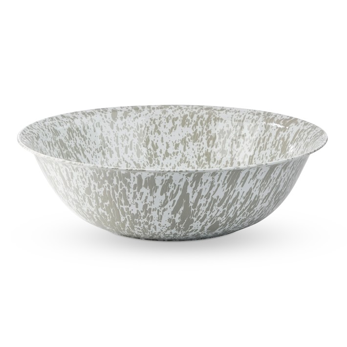 Grey Splatterware Enamel Party Tub | Williams Sonoma CA | Williams Sonoma