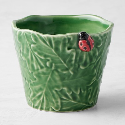 Bordallo Pinheiro Garden of Insects, Vase with Lady Bug | Williams Sonoma